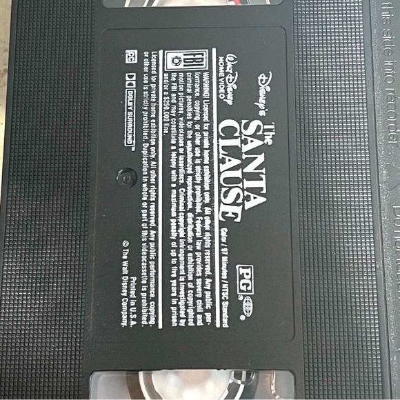 Disney | Media | The Santa Claus Vhs Disney Tim Allen | Poshmark